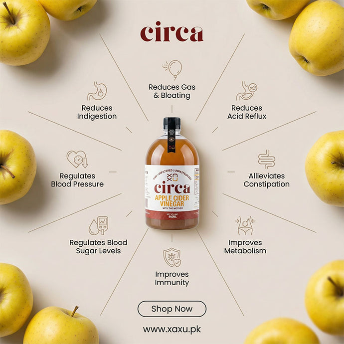 Circa Apple Cider Vinegar – Organic Digestive Support – XAXU Pakistan